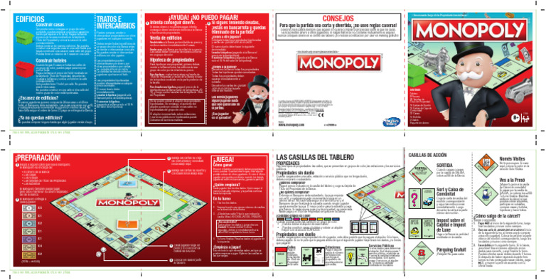 Guía Rápida para Jugar Monopoly | PDF | Subasta