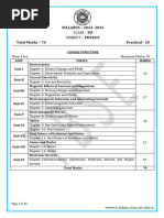 Class 11 Physics Chapters (Part I and Part II) | PDF
