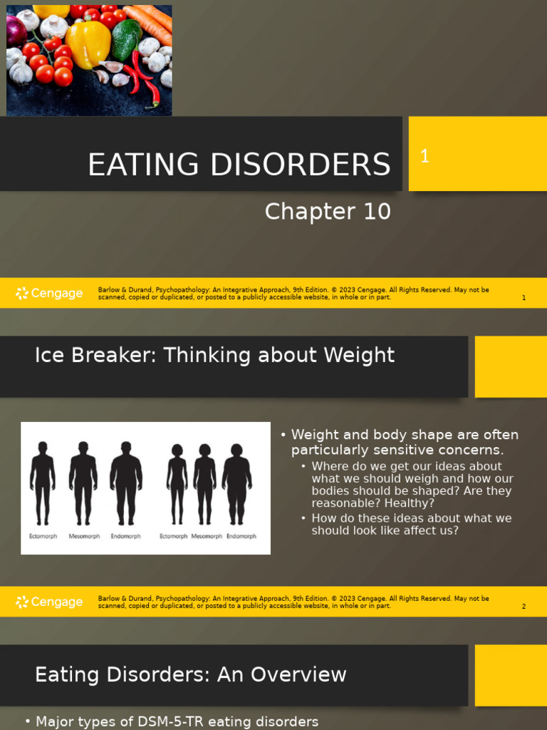 PS371 Powerpoint C&C CH 10 Eating Disorders | PDF | Eating Disorder ...