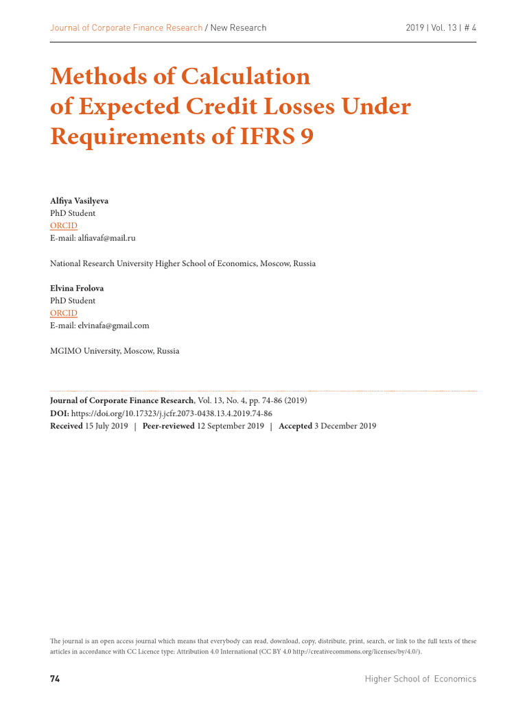 methods_ecl_ifrs9_1707820110 | PDF | International Financial Reporting ...