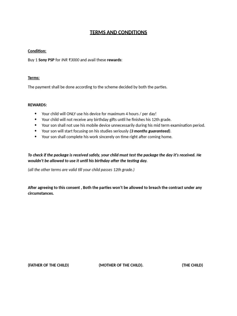 CONTRACT Cool | PDF