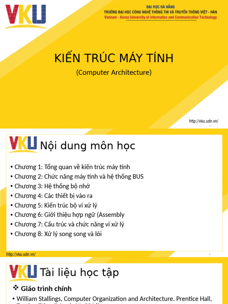 Chuong 1. Tổng Quan Về Ktmt | PDF