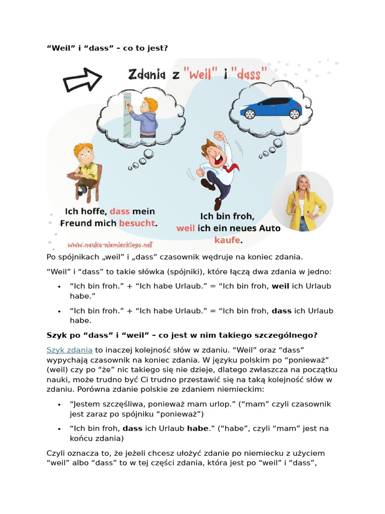 Weil Und Dass | PDF