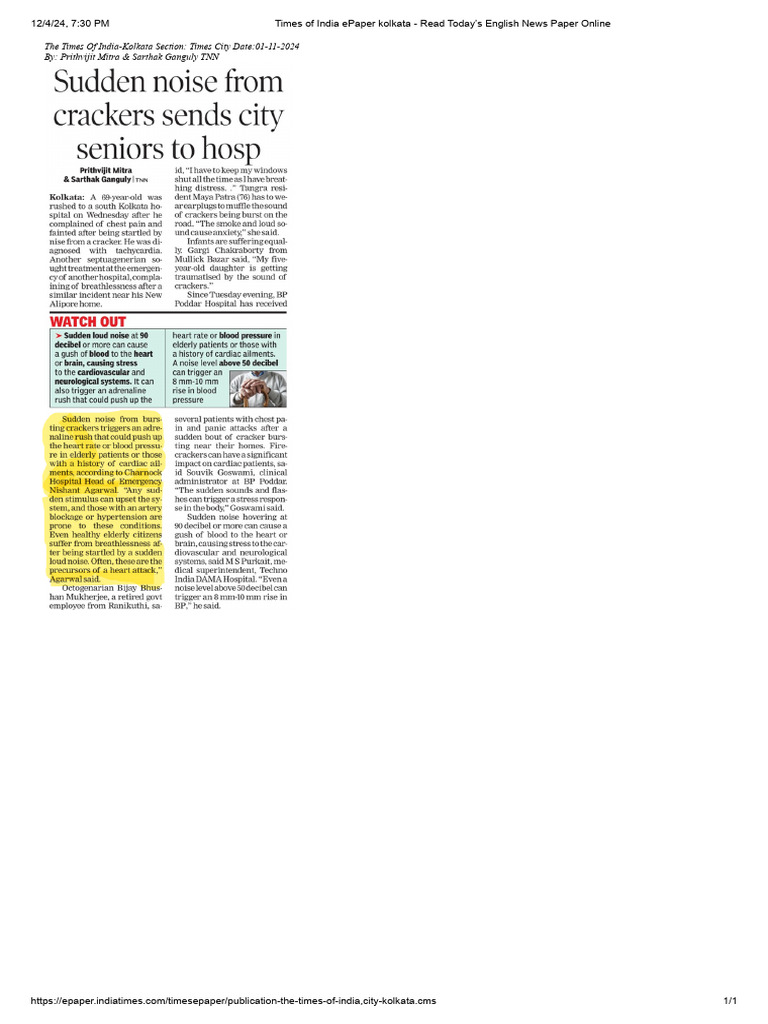 Kolkata Times City News Updates | PDF | Publishing | Printing