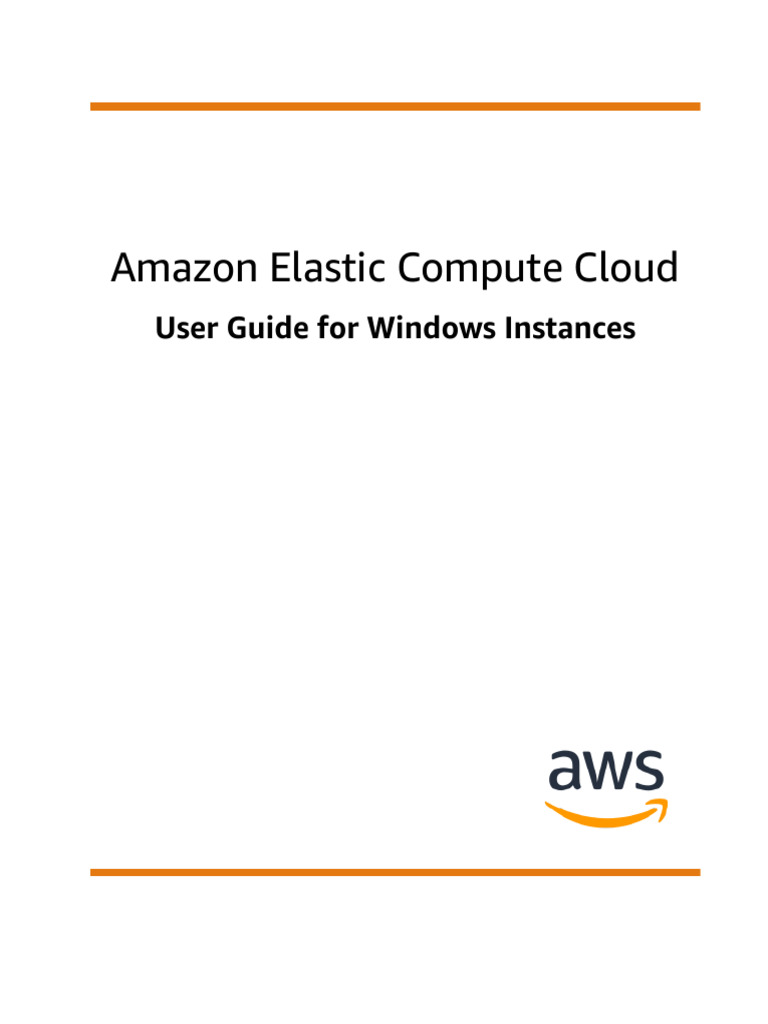 Amazon Elastic Compute Cloud User Guide For Windows Instances | PDF | Computer Network | Ip Address