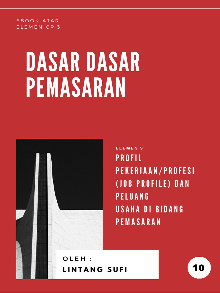 Ebook Dasar-Dasar Pemasaran | PDF
