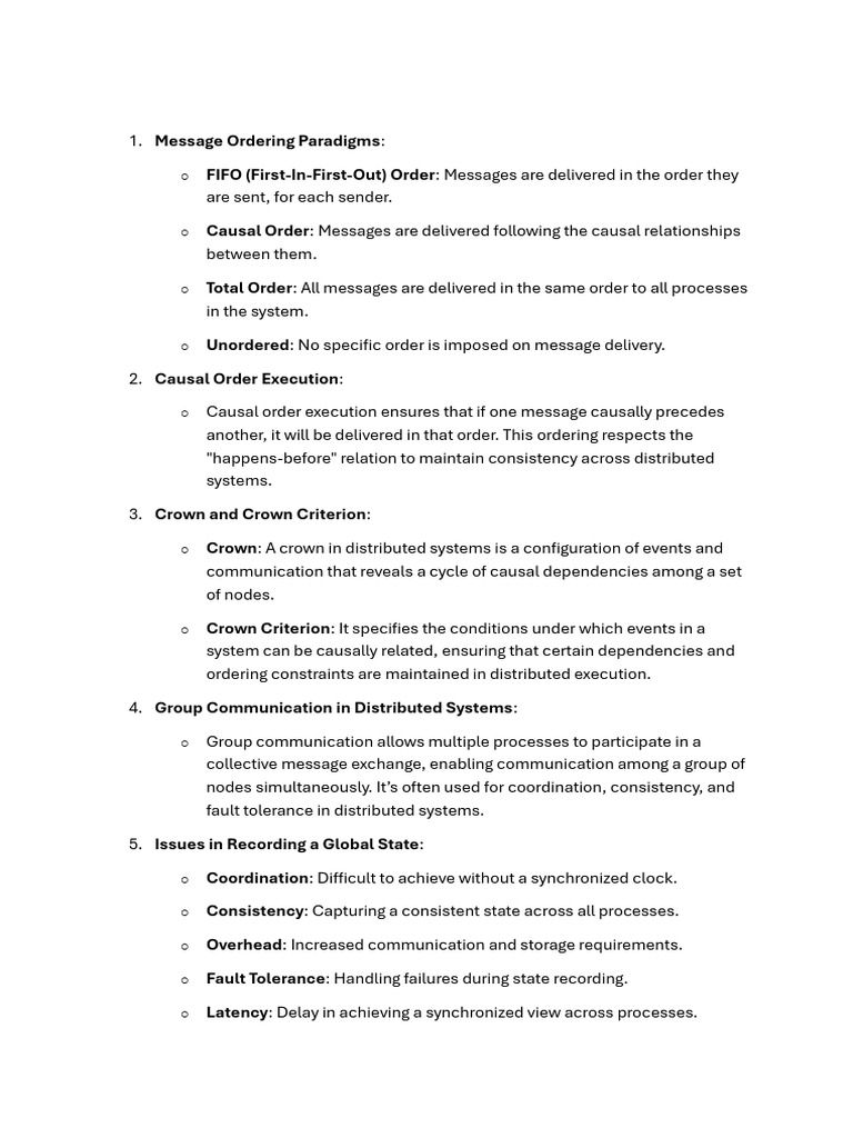 DC_2MARKS | PDF | Distributed Computing | Communication