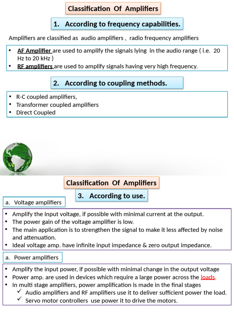 ECA UNIT 4 Power Amplifiers | PDF | Amplifier | Electricity