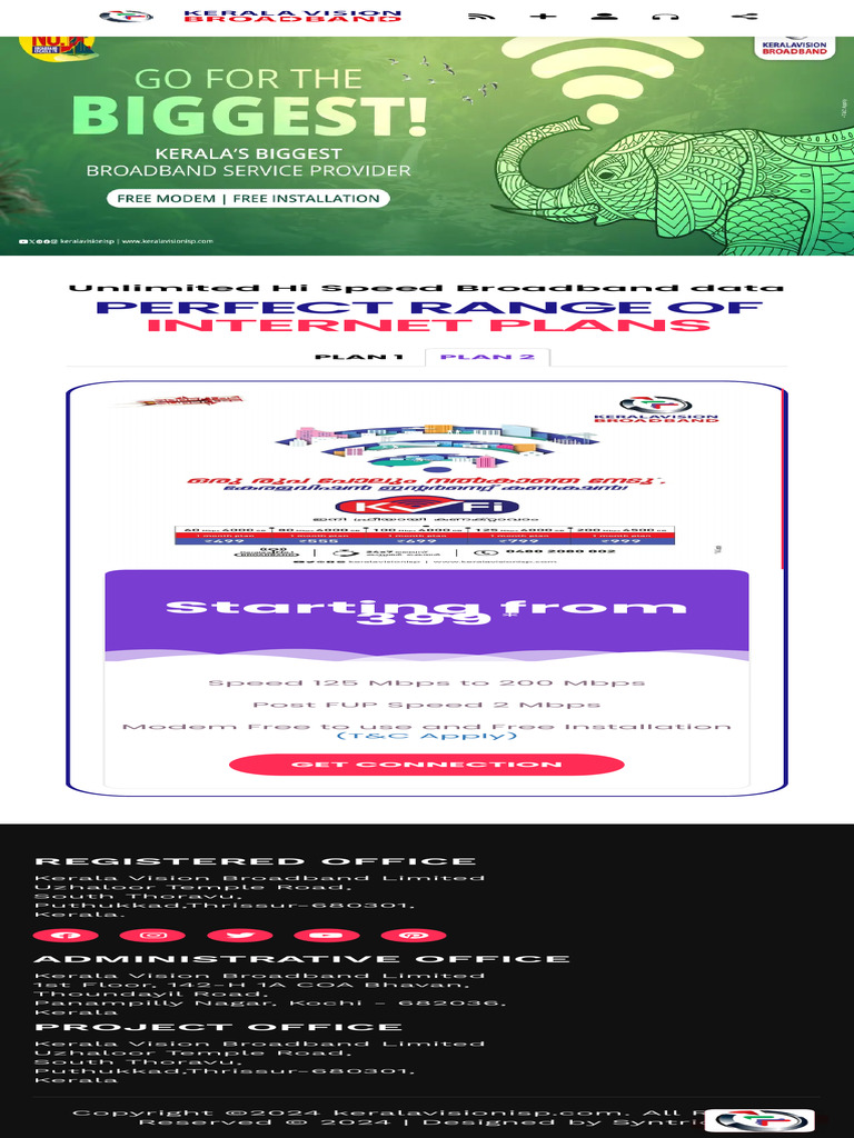 Kvfi - Kerala Vision Broadband | PDF