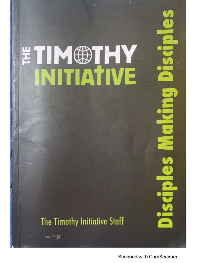 The Timothy Initiative | PDF