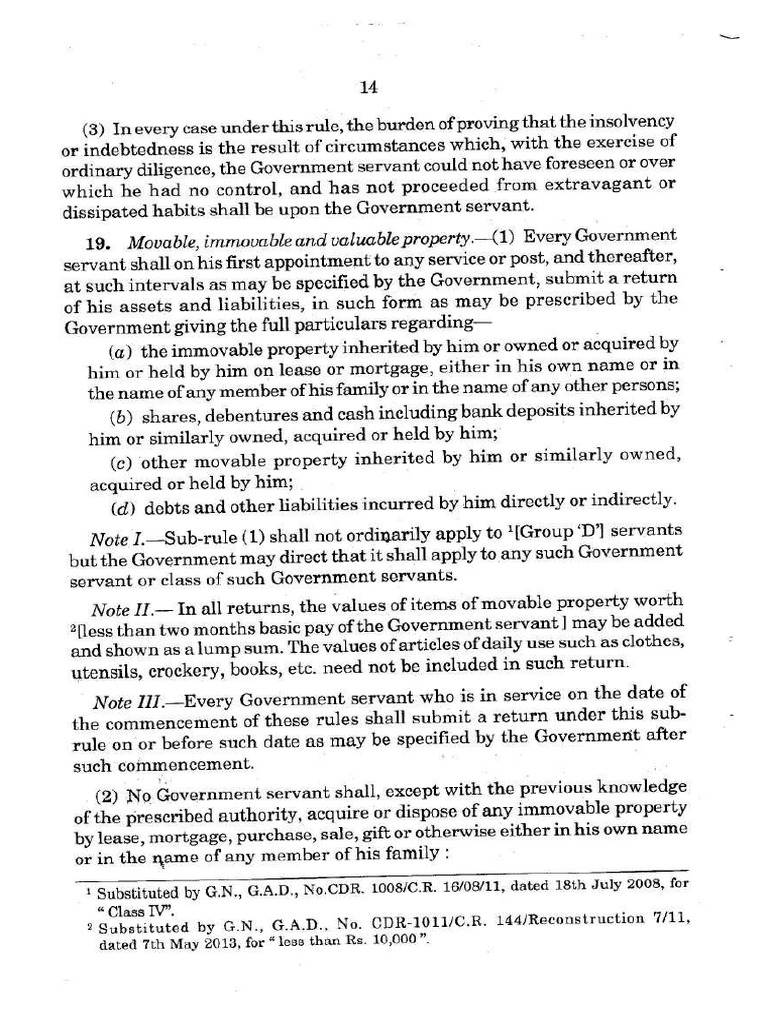 Rule 19 of MCSR | PDF