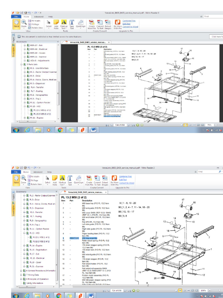 B405 Registration Transport Assembly | PDF