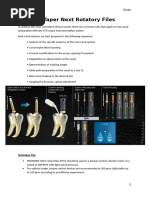 ProTaper Next 2024-2025 | PDF