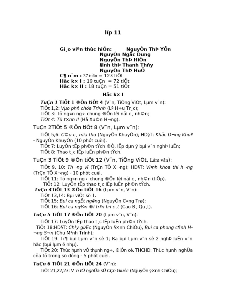 Phan Phoi Chuong Trinh Moi Van 11109d | PDF