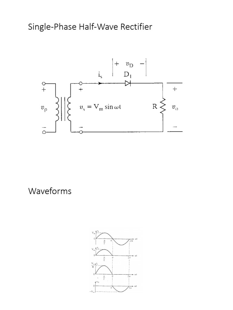 Rectifiers - Compatibility Mode | PDF | Rectifier | Electrical Engineering