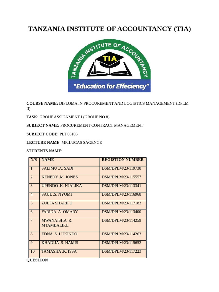 Procurement Contract Management Analysis | PDF