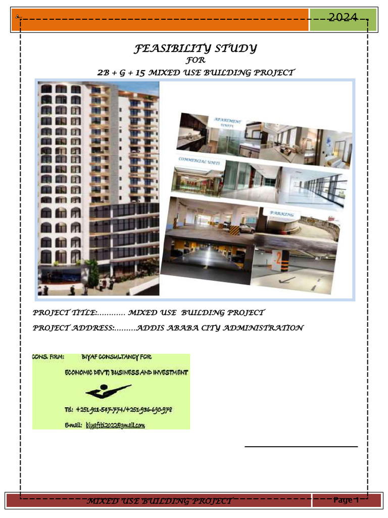 Mixed-Use Building Project Feasibility | PDF | Internal Rate Of Return ...