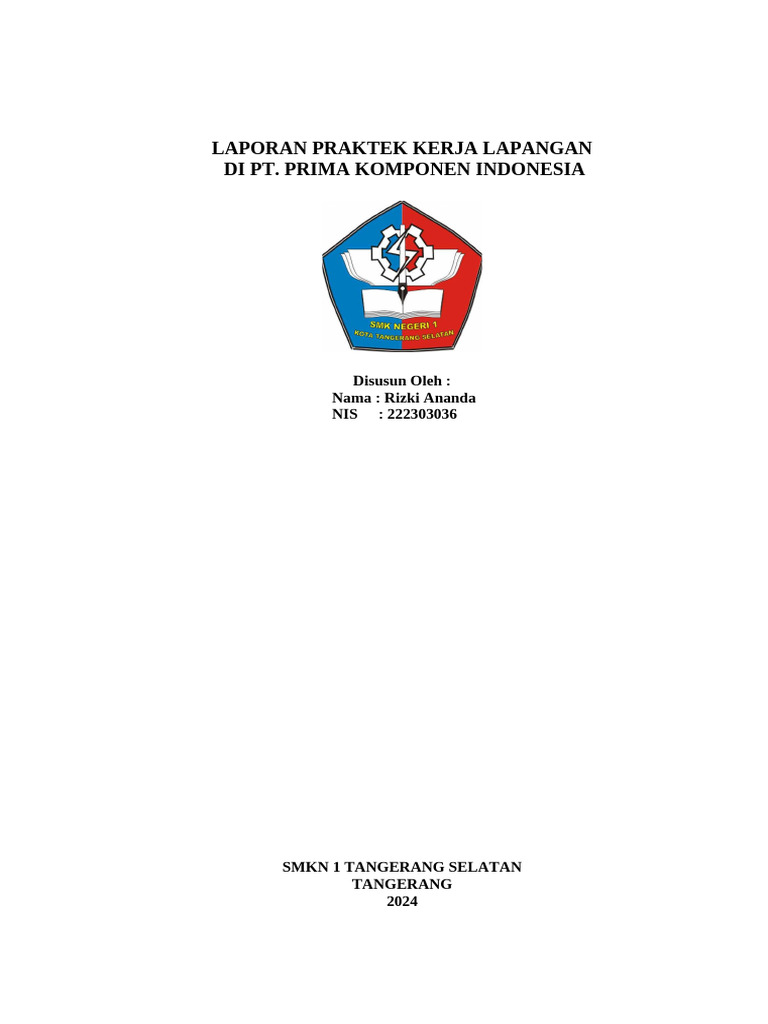 Laporan PKL di PT Prima Komponen Indonesia | PDF
