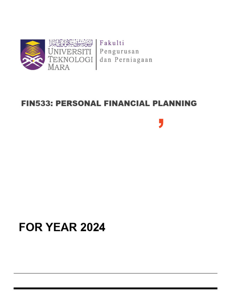 FIN533_INDIVIDUAL ASSIGNMENTS | PDF | Debt | Expense