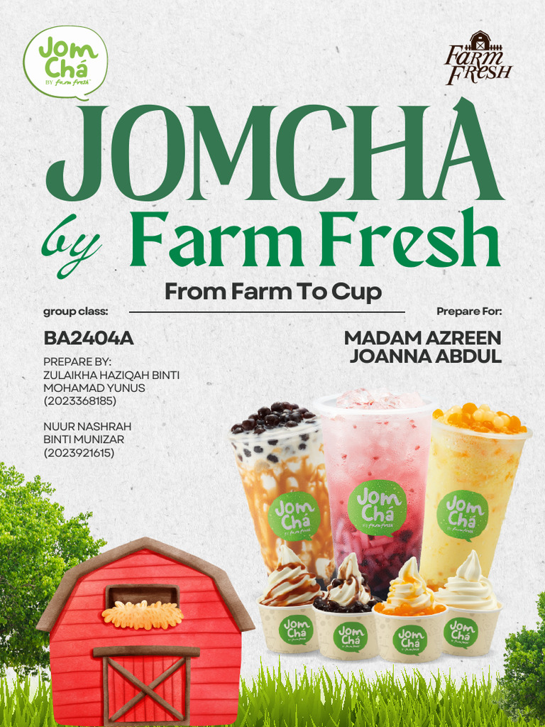 MKT558 - Pair Assignment - JomCha | PDF | Digital Marketing | Brand