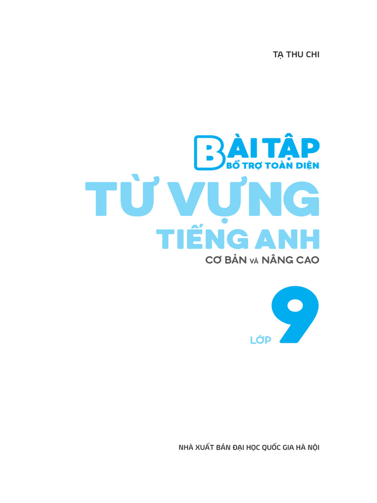Đọc Thử-bai Tap Bo Tro Toan Dien Tu Vung Tieng Anh Lop 9_1 | PDF