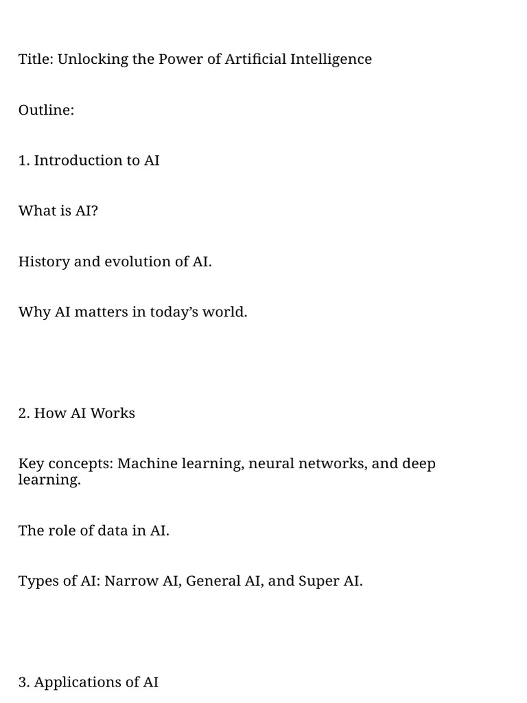 Understanding Artificial Intelligence Basics | PDF