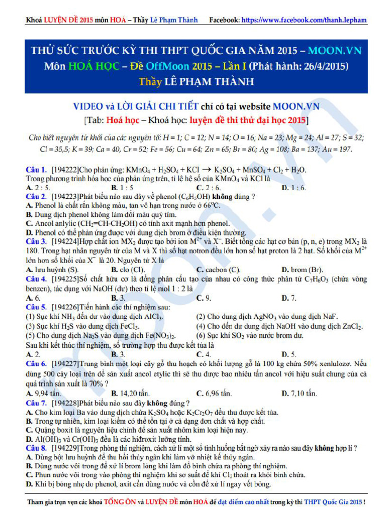 LuyenDe OffMoon2015 L01(DA) | PDF