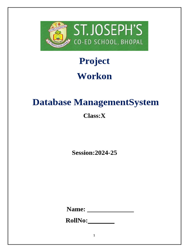 IT PROJECT YUVRAJJ | PDF | Databases | Information Science IT PROJECT YUVRAJJ | PDF | Databases | Information Science