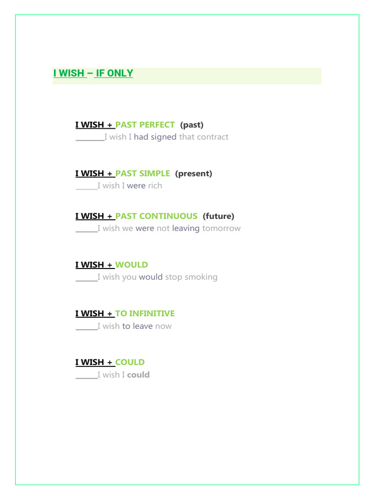 Wish | PDF