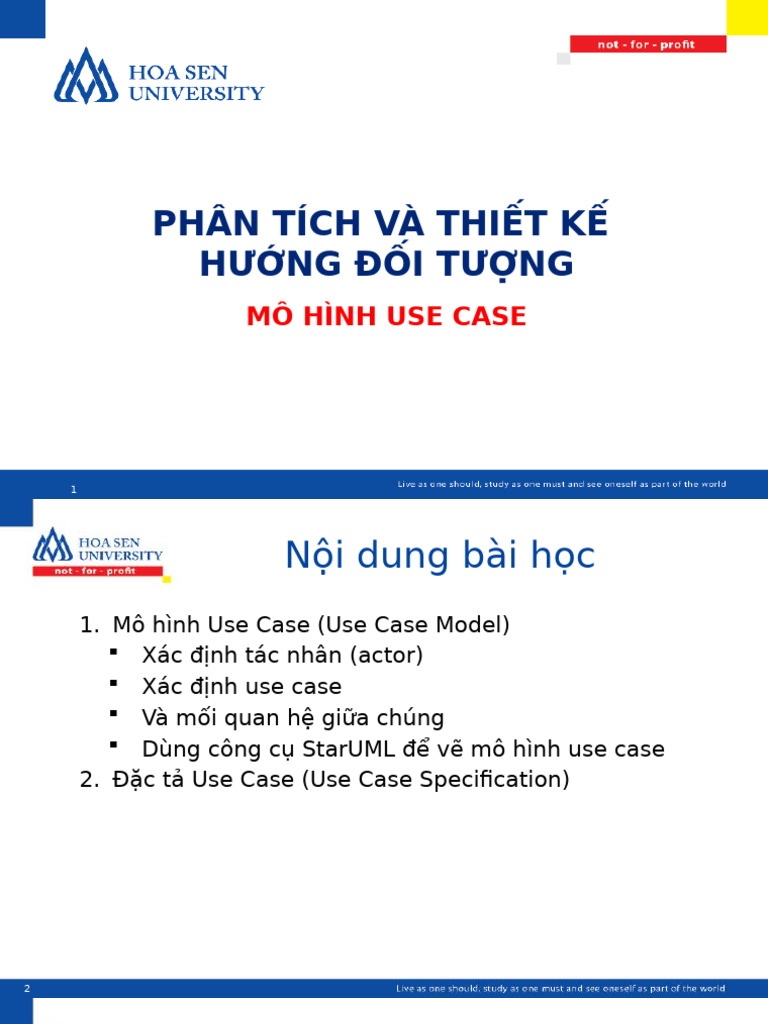 OOAD@Lecture 03 - Use Cases Model | PDF