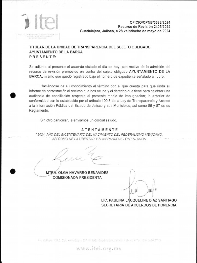 RR 2405-2024 Admision.001.. | PDF | Justicia | Crimen y violencia