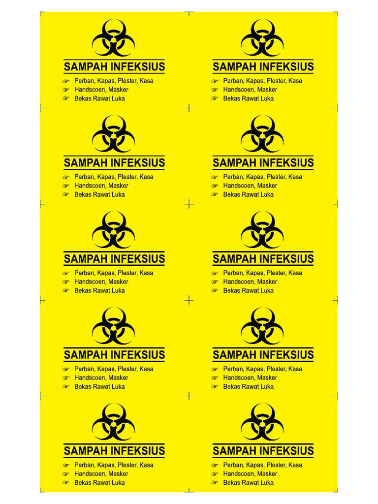 Non Infeksius Cetak Vinyl Putih 1 Lembar | PDF