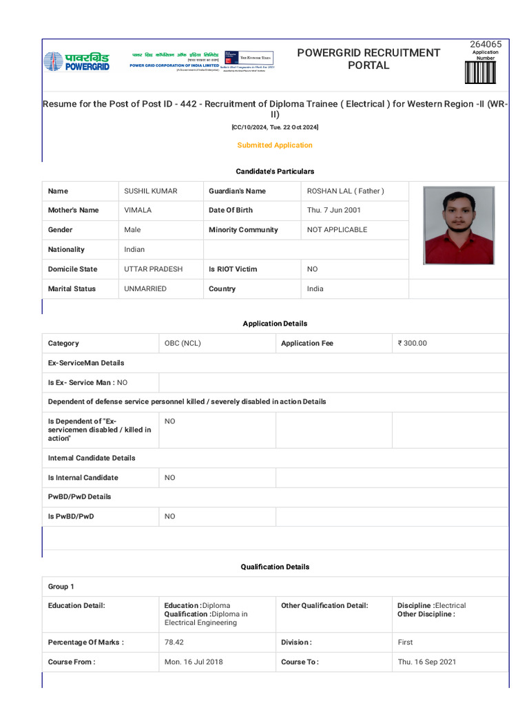 Pgcil WR2ND | PDF | Justice | Crime & Violence