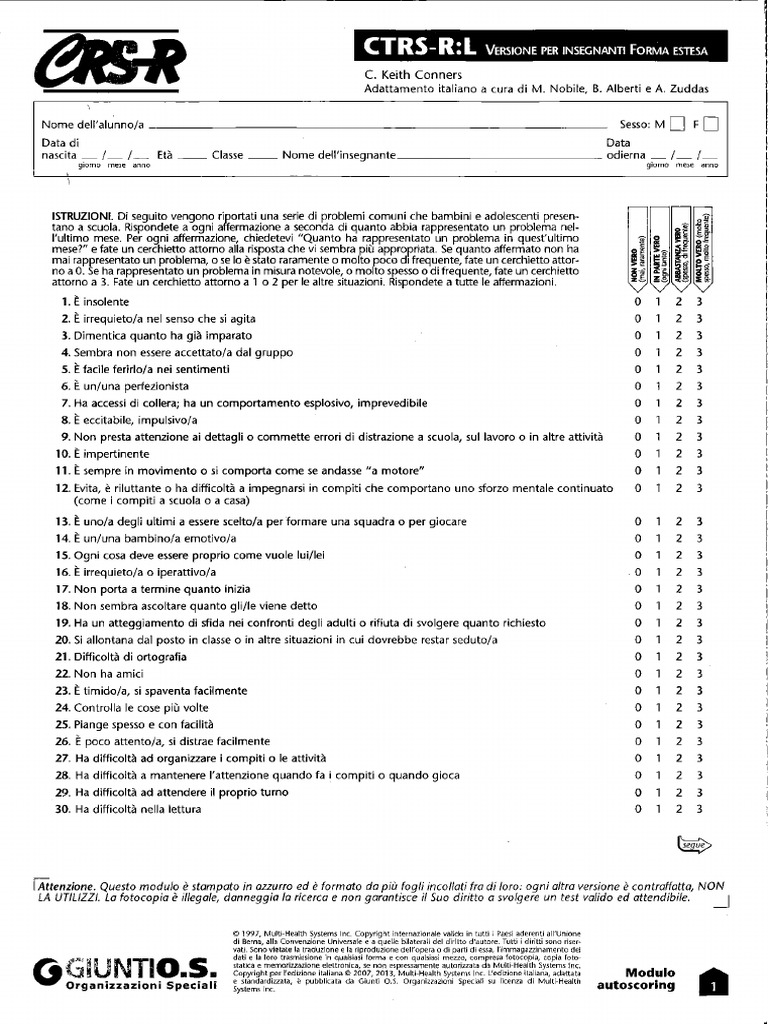 Crs Insegnanti | PDF
