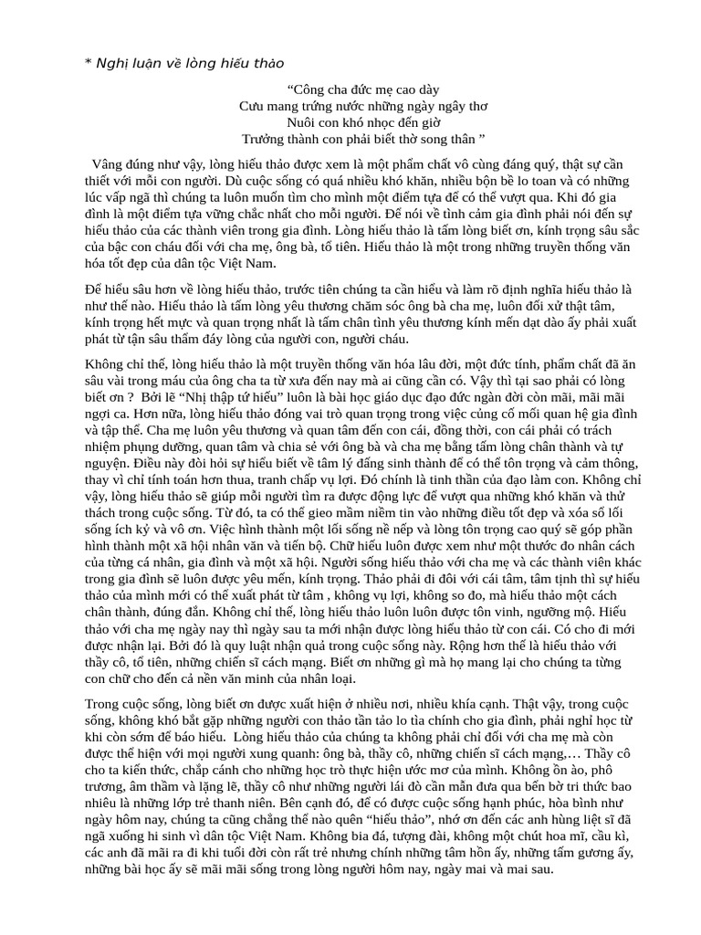 NGH Lu NV Lòng Hi Uth o | PDF