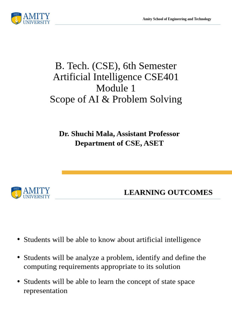 AI Module 1 Lecture 3 | PDF | Artificial Intelligence | Intelligence ...