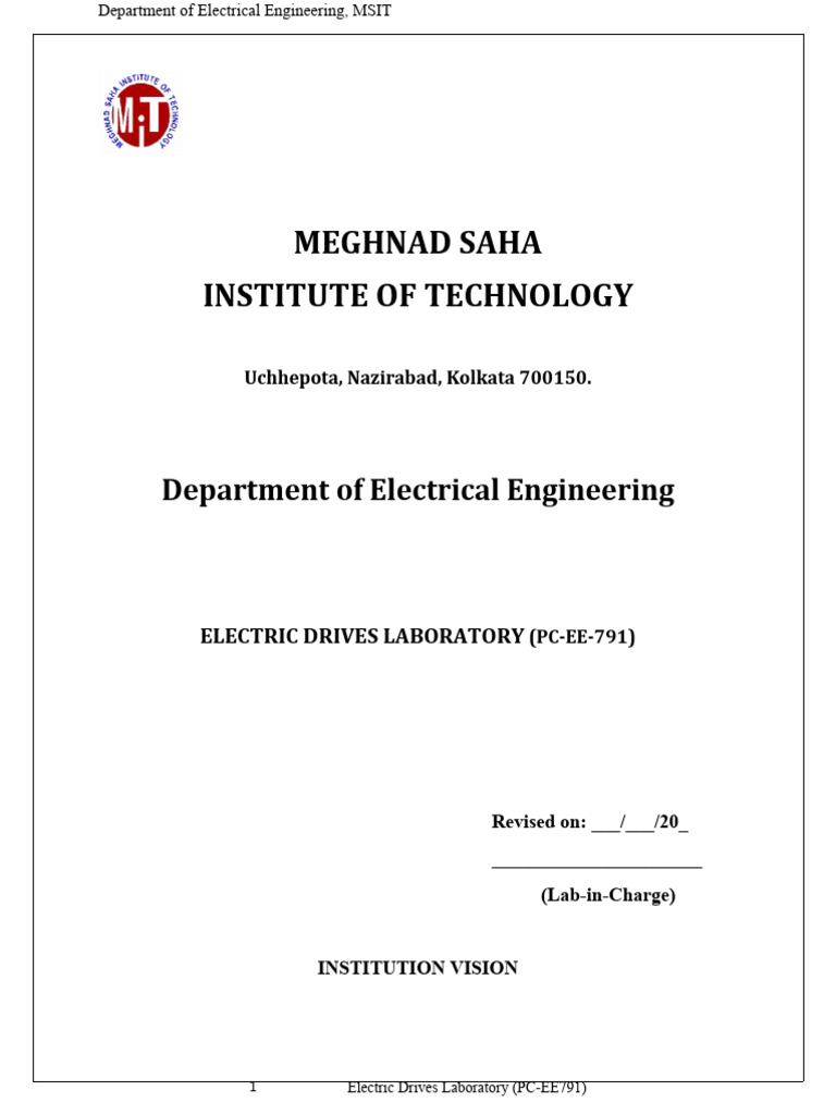 Electric Drives+Lab | PDF | Power Inverter | Electric Motor