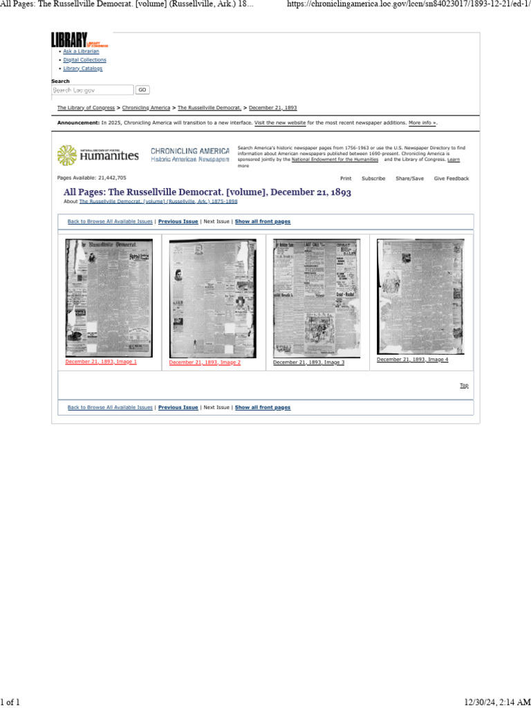 All Pages - The Russellville Democrat. (Volume) (Russellville, Ark ...