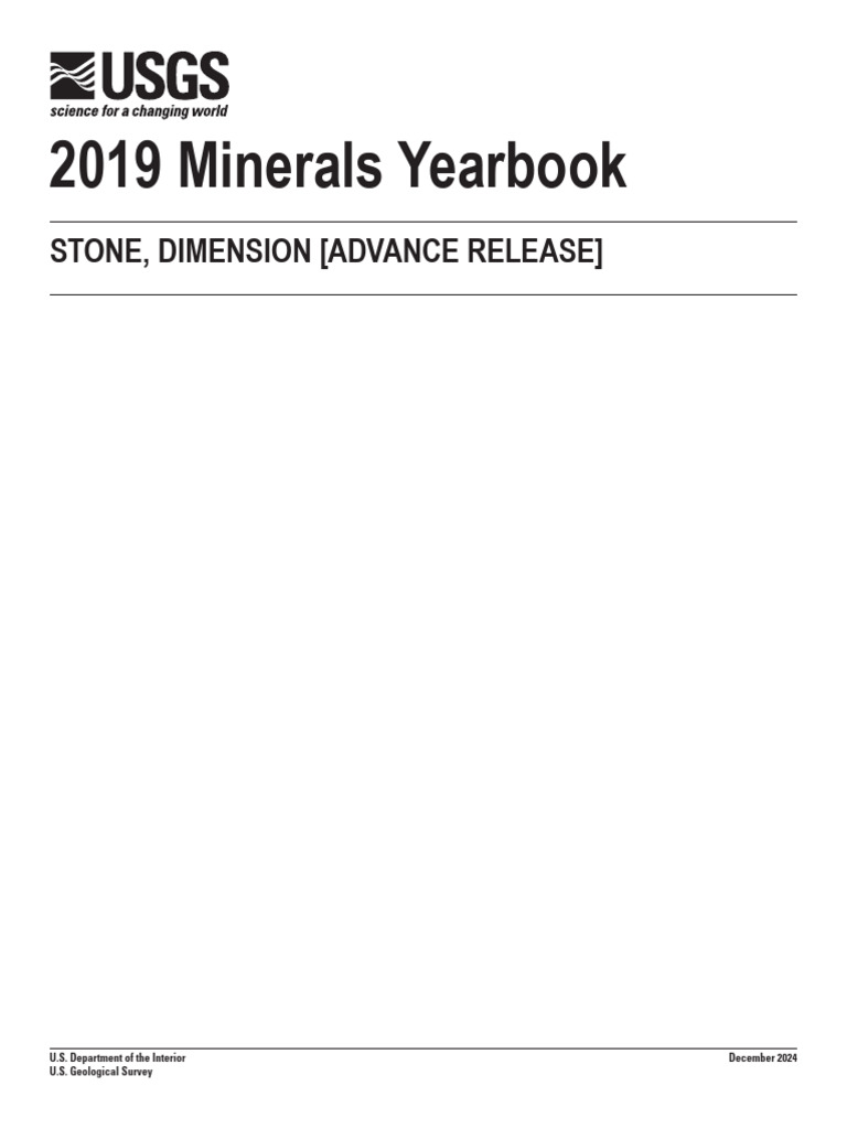 Myb1 2019 Dimension Stone | PDF | Rock (Geology) | Marble