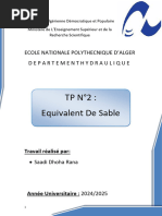 Essai d'Équivalent de Sable en Béton | PDF | Matériaux de construction ...