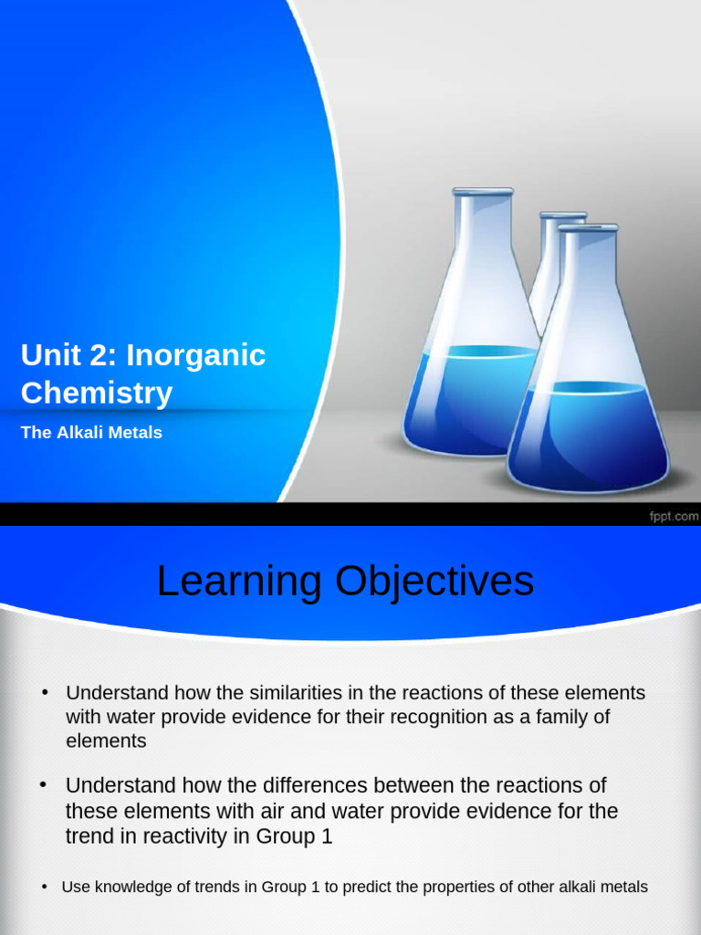 11. The Alkali Metals | PDF | Chemical Elements | Chemical Substances