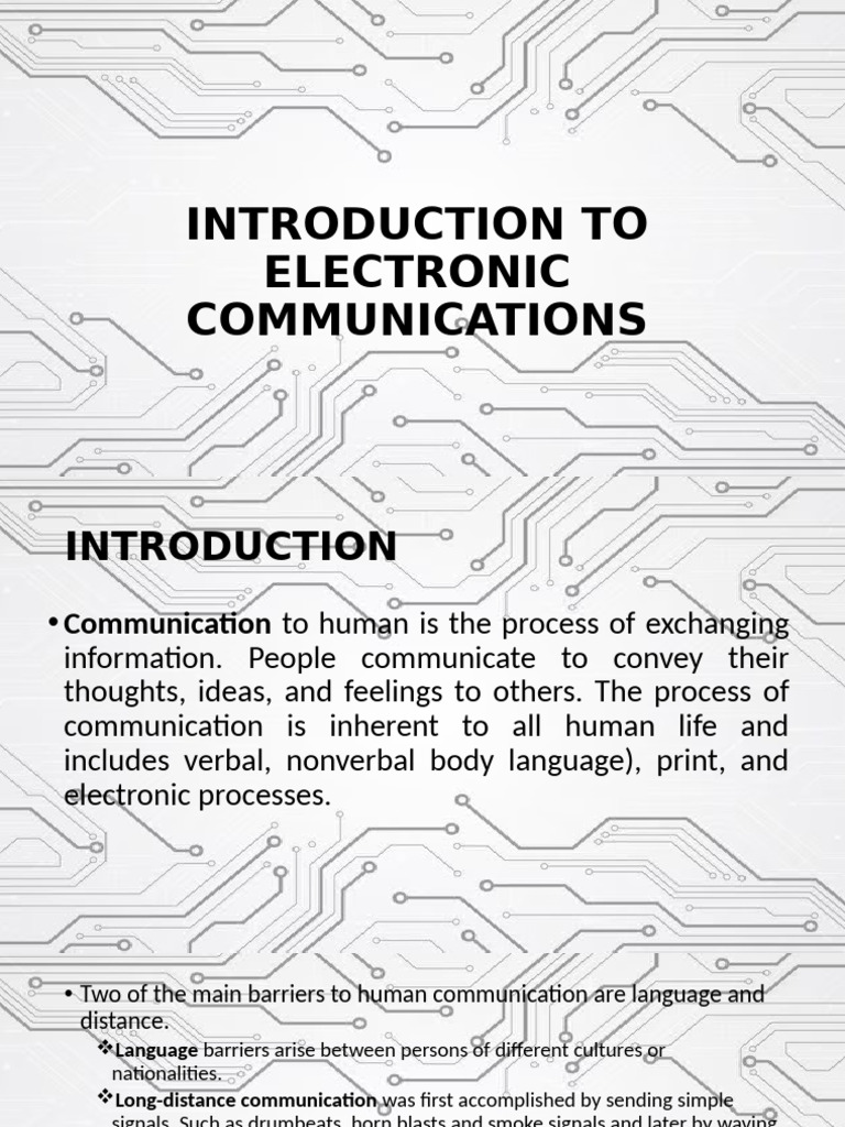 Basics of Electronic Communications | PDF | Telecommunications | Radio