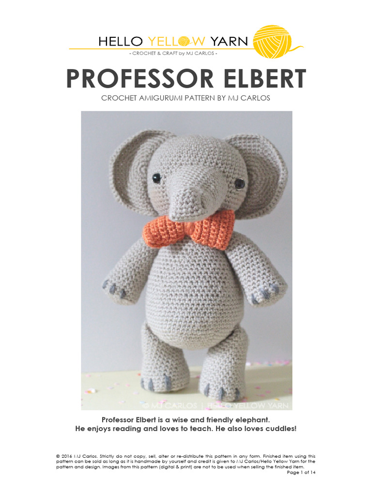 Albert professor | PDF | Crochet | Sewing