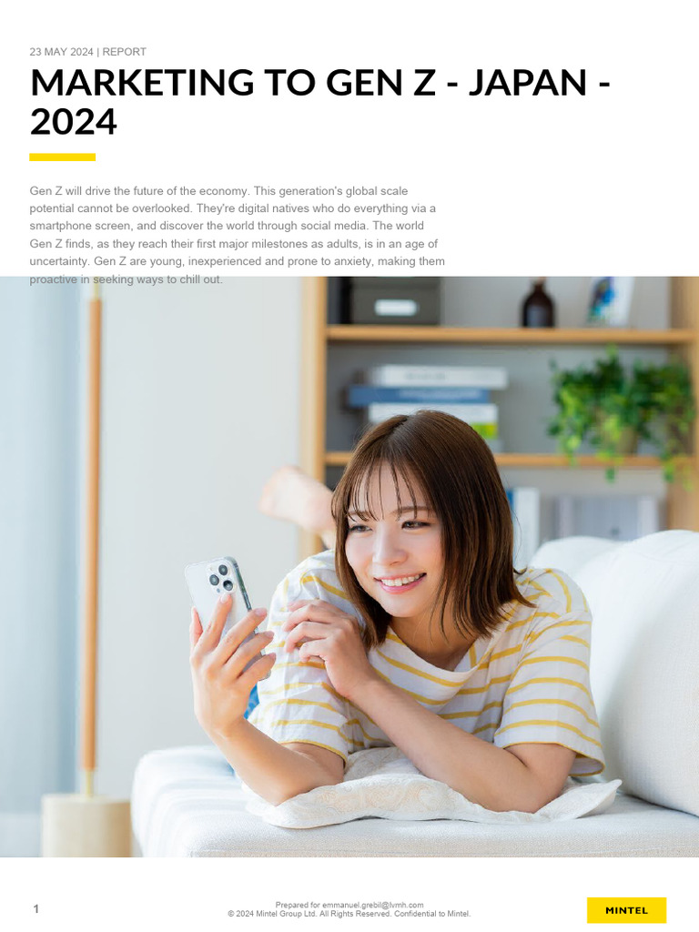 Mintel - Marketing To Gen Z Japan 2024 - 05.2024 - Sommaire | PDF ...