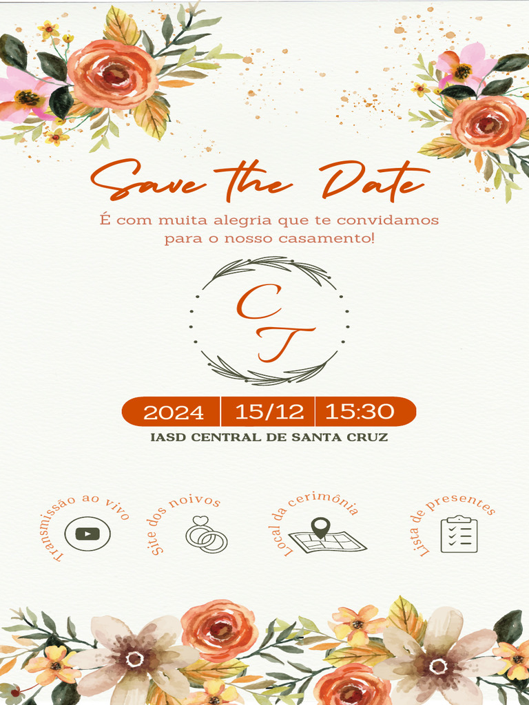 Convite de Casamento - Catarina&Tiago-1 | PDF