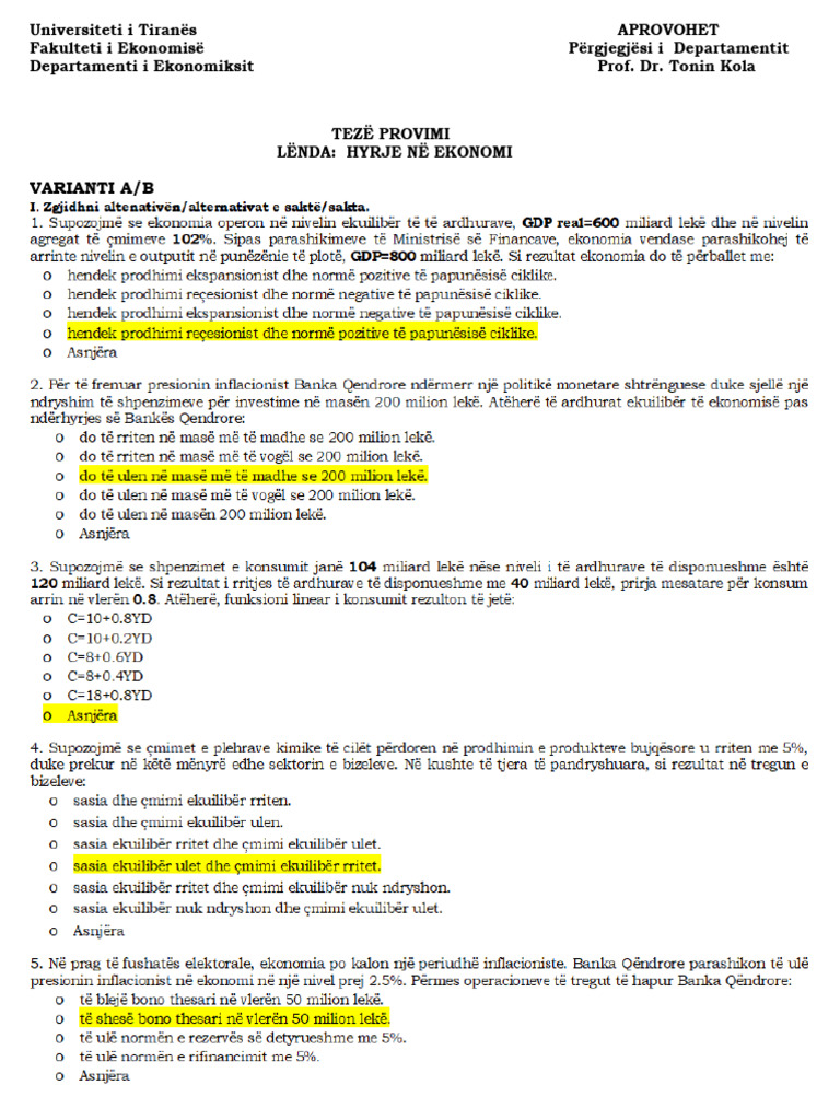 Teza Hyrje Biznes Shkurt 2021 | PDF