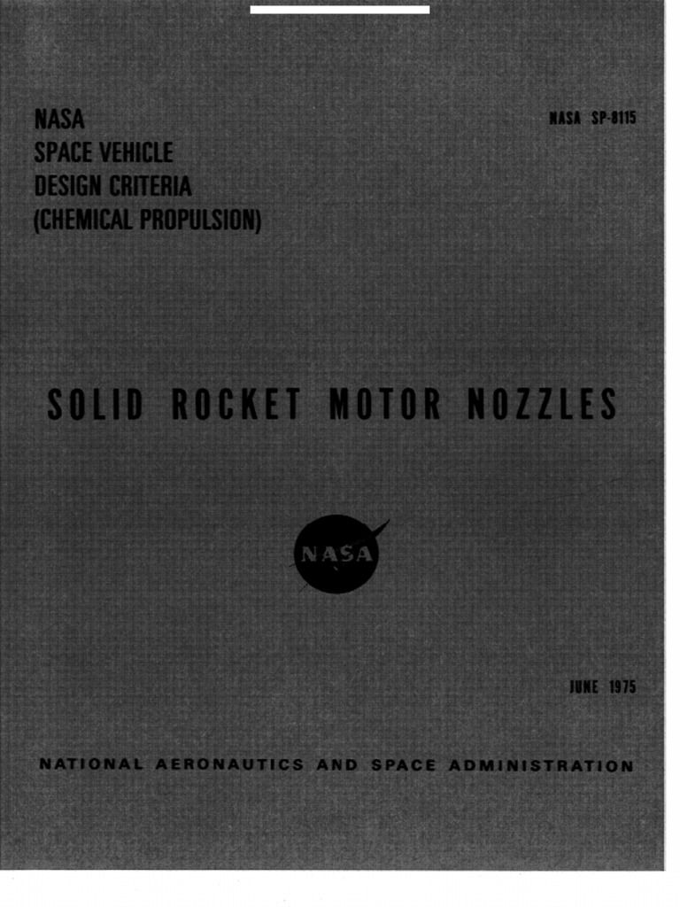 Solid Motor nozzles-NTRS | PDF