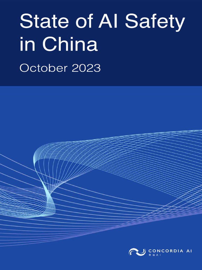 SEC202310001_AI_State of AI Safety in China | PDF | Artificial ...