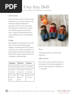 Izzy Teddy Bear Doll Pattern | PDF | Home & Garden