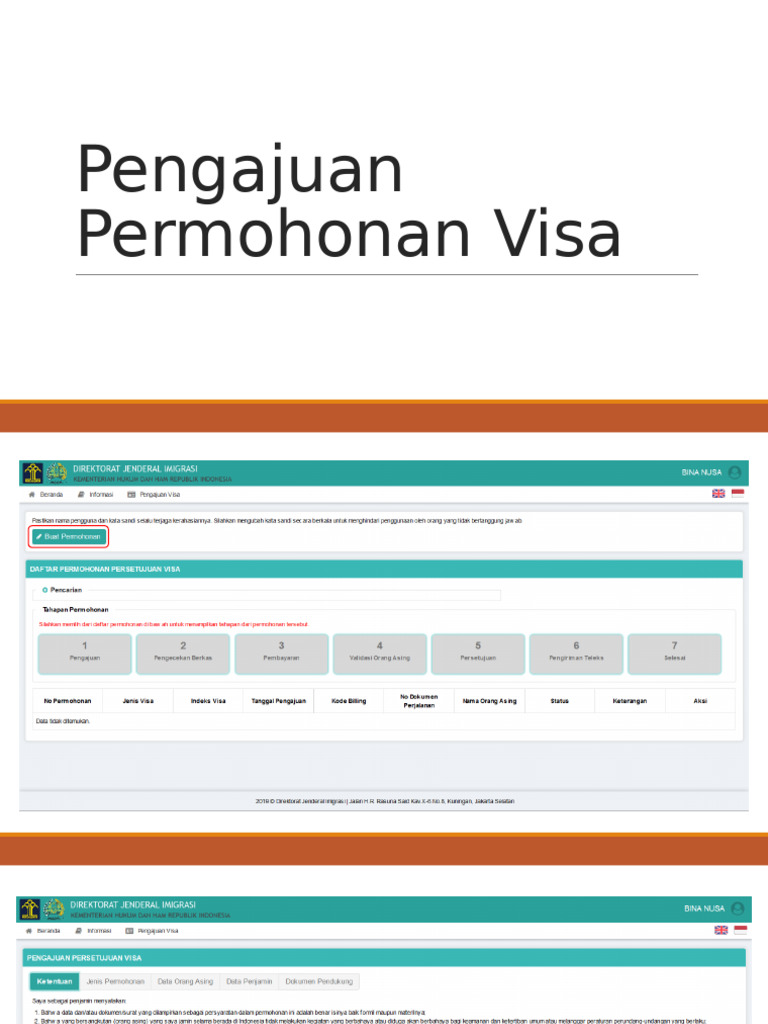 Guide Apply Visa Id | PDF